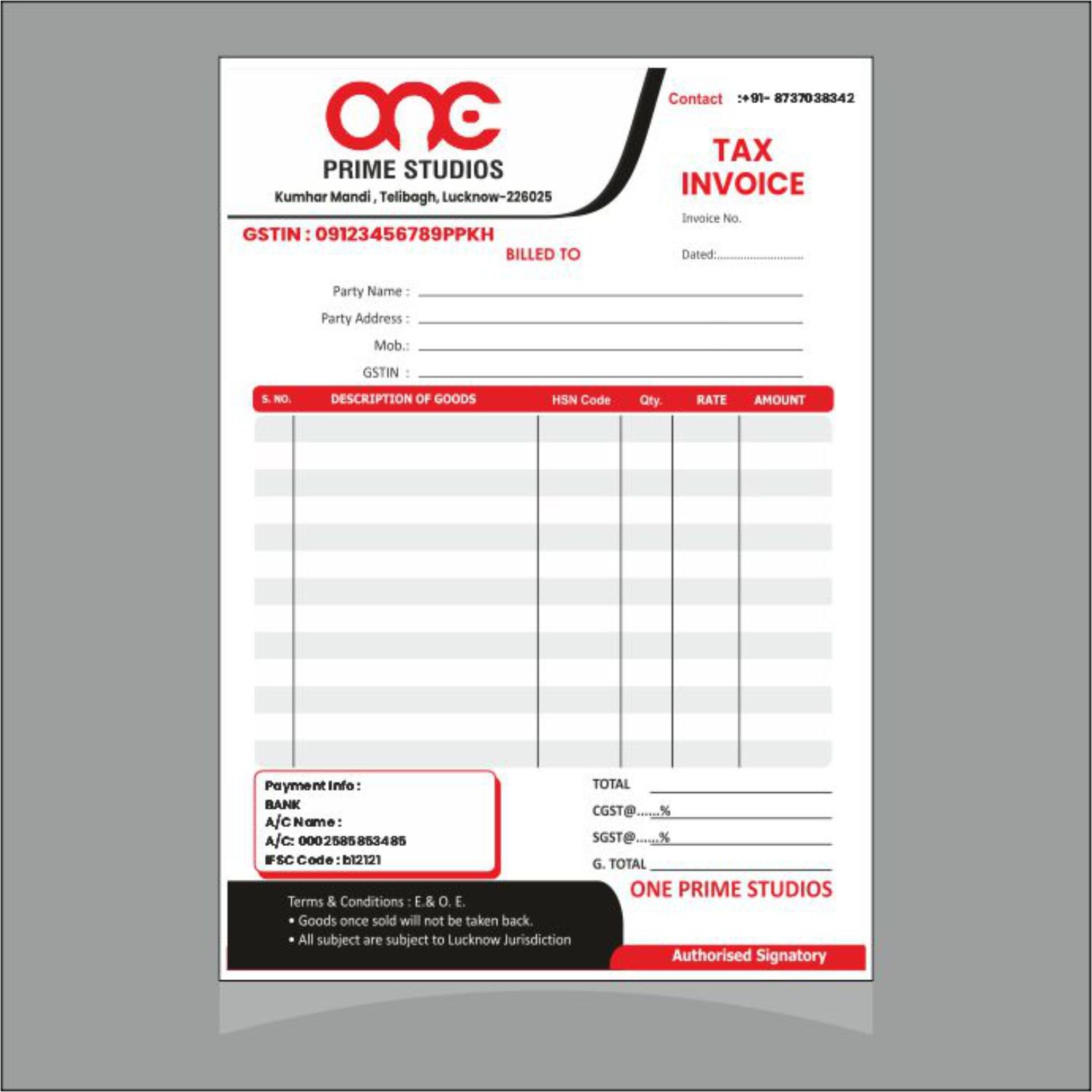 Multi color bill book design - Trbahadurpur