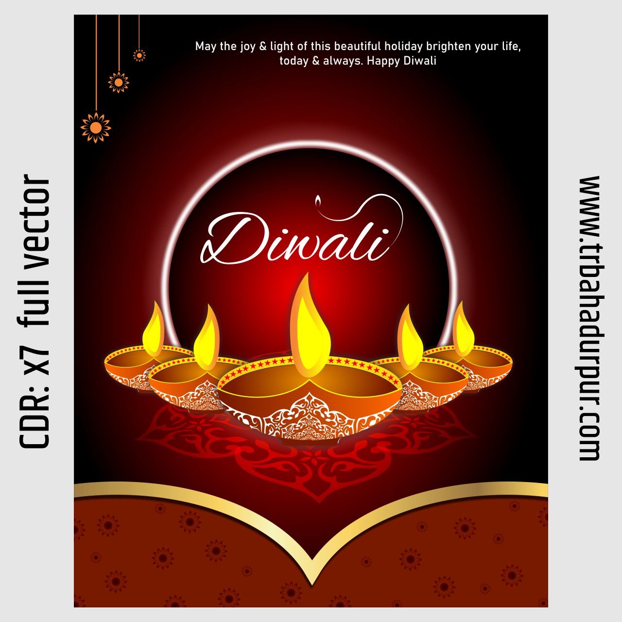 Diwali poster design 2024 - Trbahadurpur